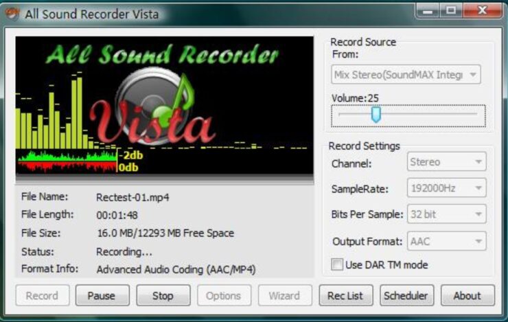 Vista sound